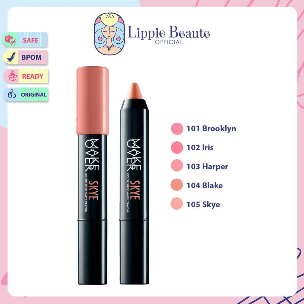 Jual MAKE OVER - Color Stick Matte Crayon | Shopee Indonesia