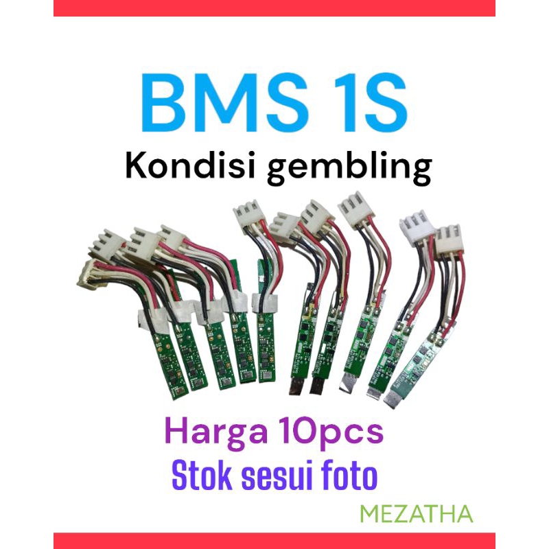 Jual BMS 1S 3,7volt sesui foto(harga untuk 10BMS) | Shopee Indonesia