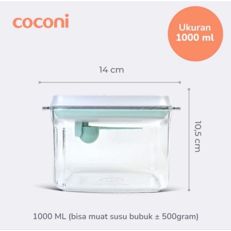 Jual COCONI Pop Up Airtight Food Container ( Toples Kedap Udara ...