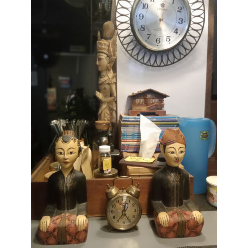 Jual Patung Manten Jawa Minimalis - Budaya Jawa Asli Original Vintange ...