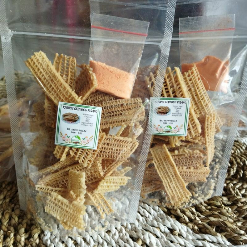 Jual Keripik Gedebog Pelepah Pisang Renyah | Shopee Indonesia