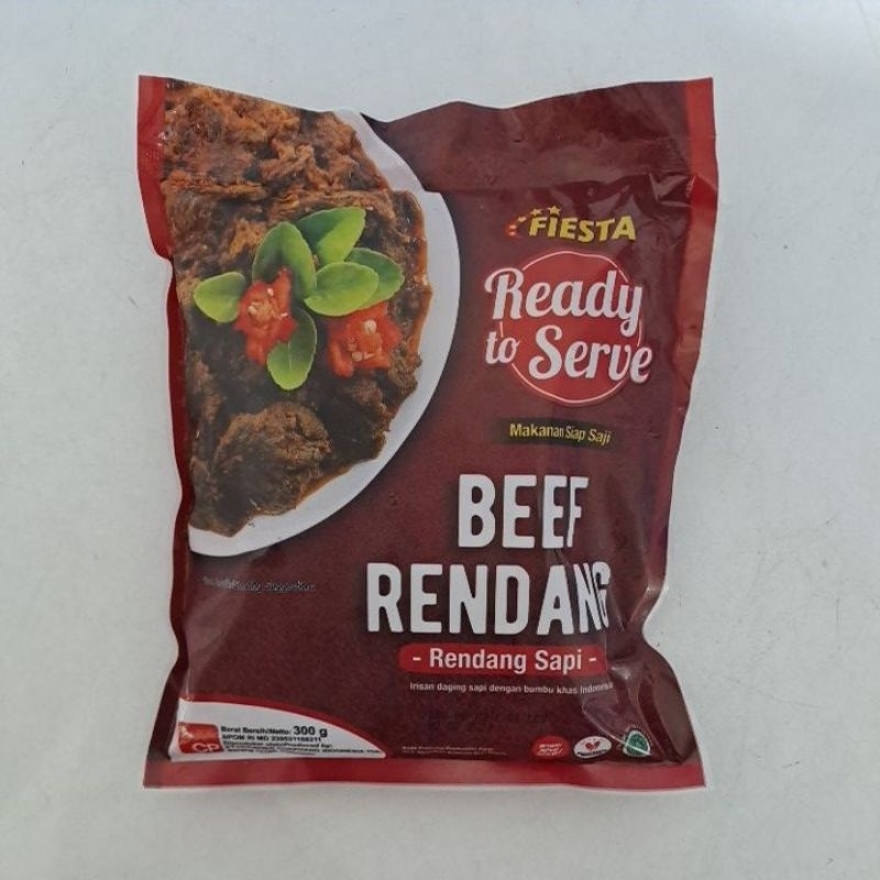 Jual Fiesta RTS Beef Rendang 300gr Makanan Siap Saji | Shopee Indonesia
