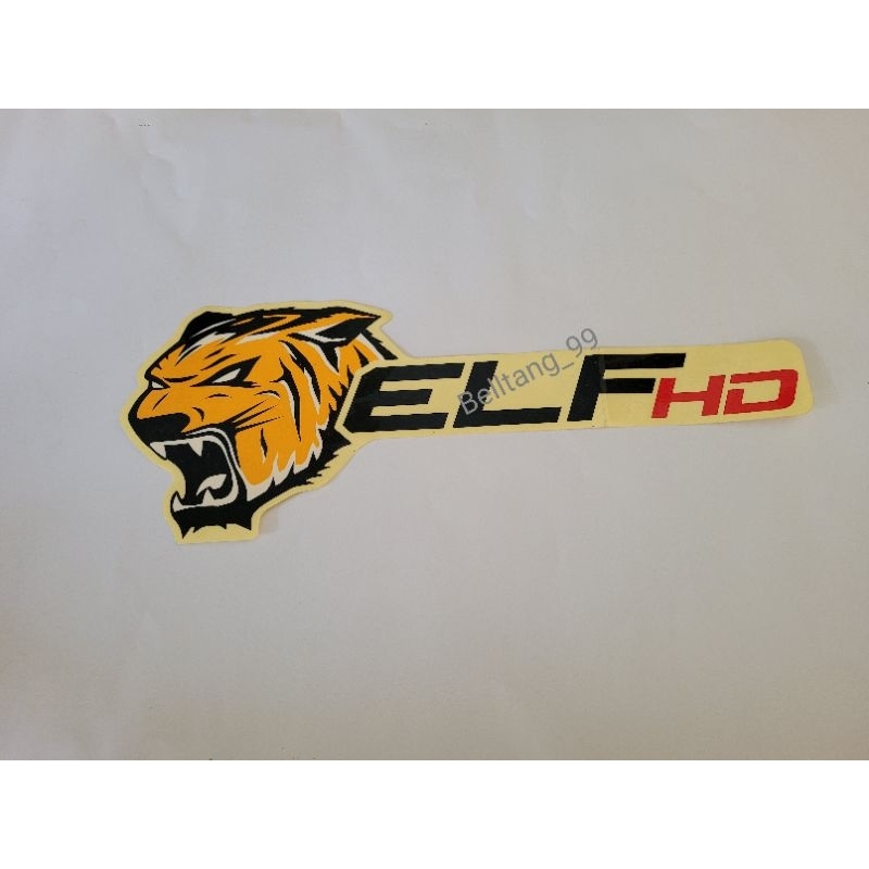 Jual Stiker sticker isuzu elf minibus truk /stiker macan elf hd/stiker ...