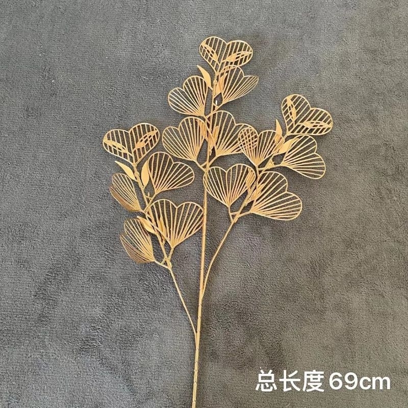 Jual BlessingLifeid Daun Gold Artificial Love Daun Aesthetic | Shopee ...