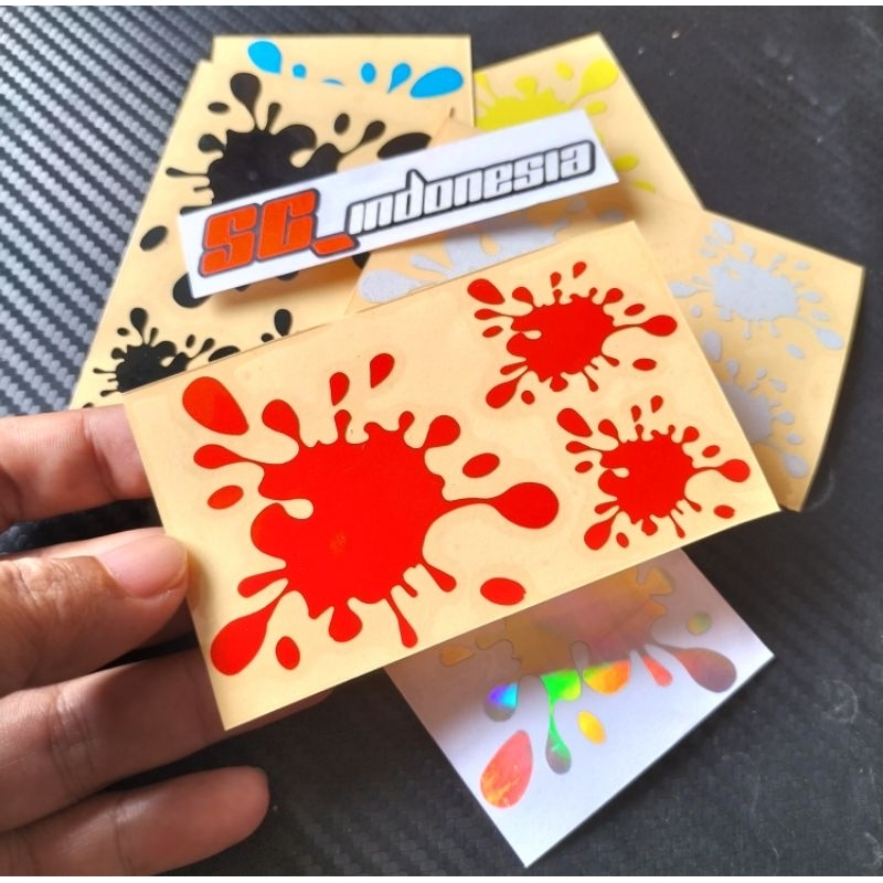 Jual STIKER CUTTING BERCAK bercak | Shopee Indonesia