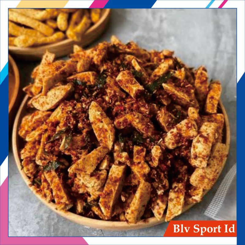 Jual 100gr Basreng Stik Pedas Daun Jeruk Basreng Viral Kemasan Pouch ...