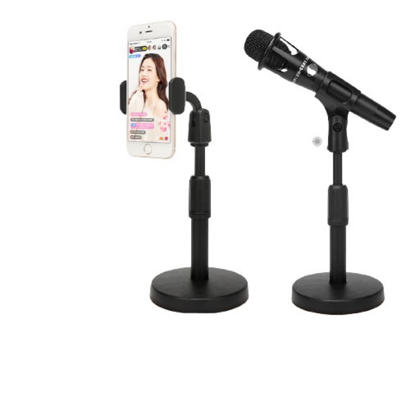 Jual MICROPHONE STANDS / HOLDER MIC KARAOKE MEJA / STAND MIC MEJA ...