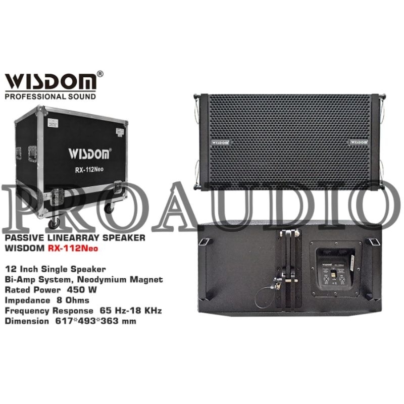 Jual Wisdom RX112 Neo RX 112 Neo Speaker Line Array Pasif Original ...