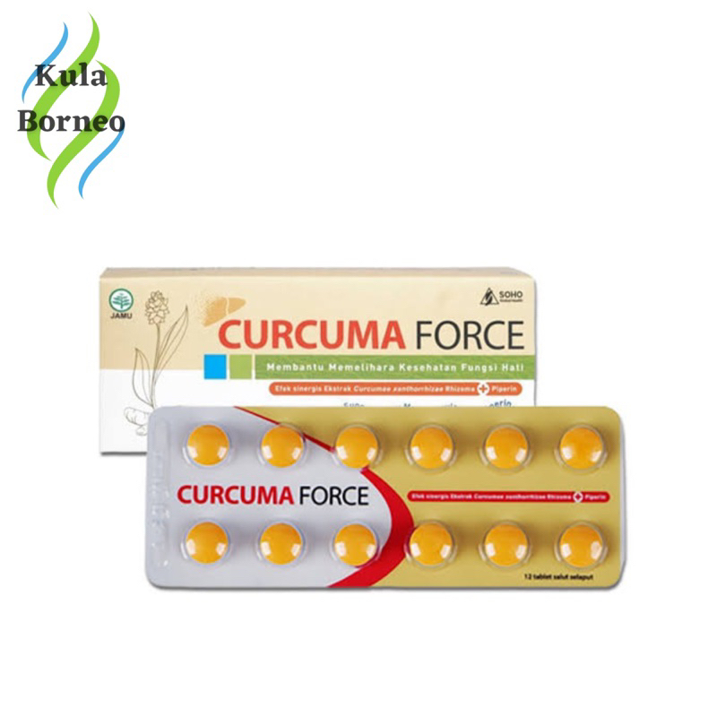Jual Curcuma Force Box 120 Tablet (BOX) | Shopee Indonesia