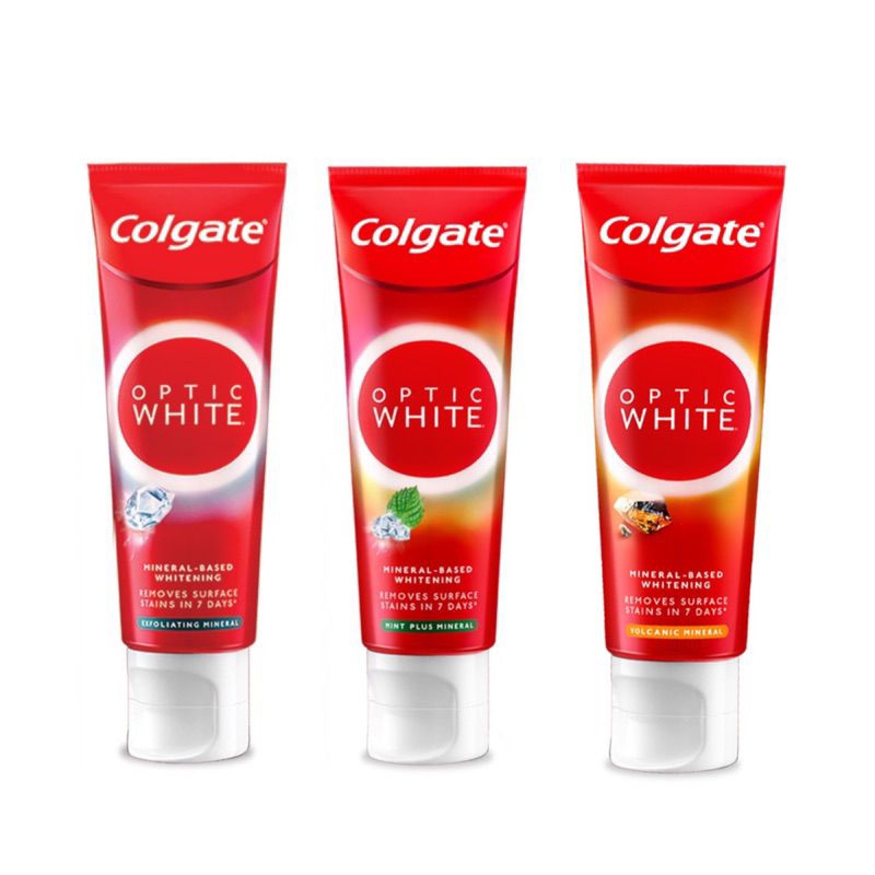 Jual Colgate Optic White Tooth Paste 100gr Exfoliating Mineral ...
