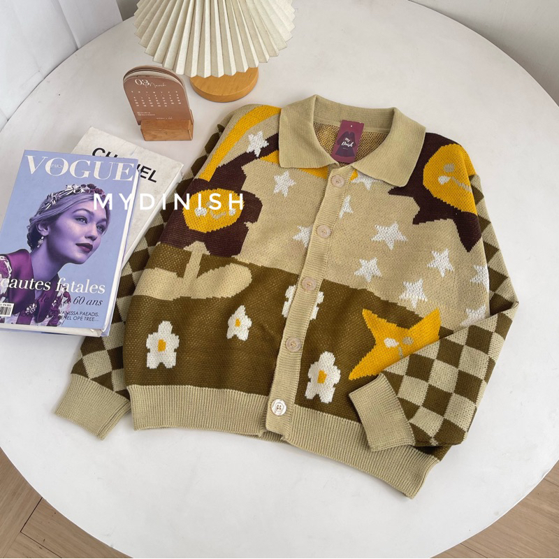 Jual Bintang Polo Cardy - Cardigan Rajut Wanita Motif Terbaru | Shopee ...