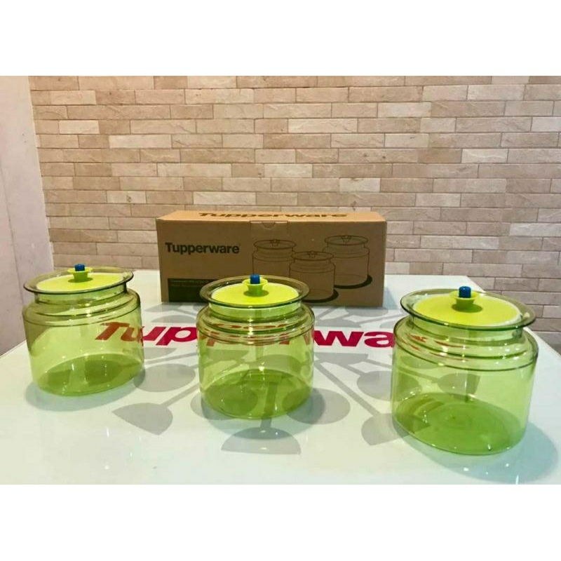 Jual Counterpard ijo 900ml / toples crystal tupperware (1)pcs | Shopee Indonesia