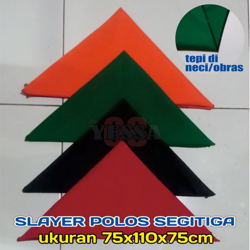 Jual Slayer Polos Slayer Segitiga Bandana Iket | Shopee Indonesia