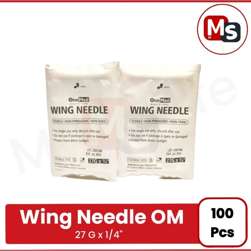 Jual Wing Needle Set 27 G / Scalp Vein / Wing Infusion M5 | Shopee ...
