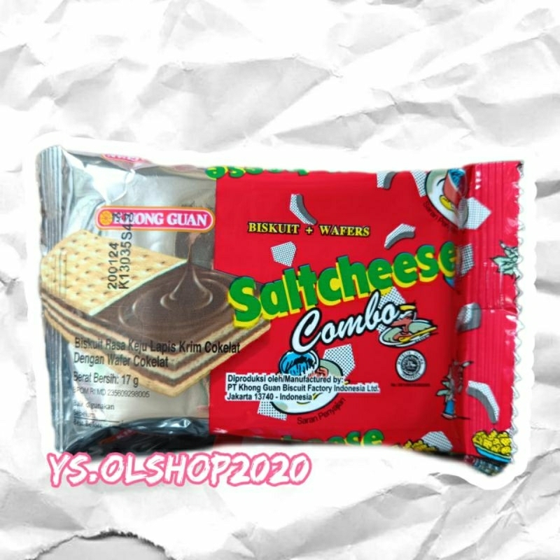 Jual ECER || Biskuit Khongguan Saltcheese Combo 17 Gr eceran satuan ...