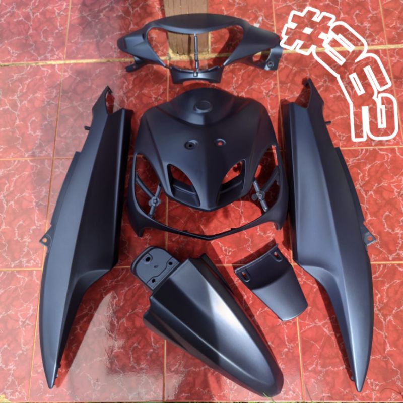 Jual Fullset Body Motor Yamaha Mio Sporty & Mio Smile Hitam Doff ...