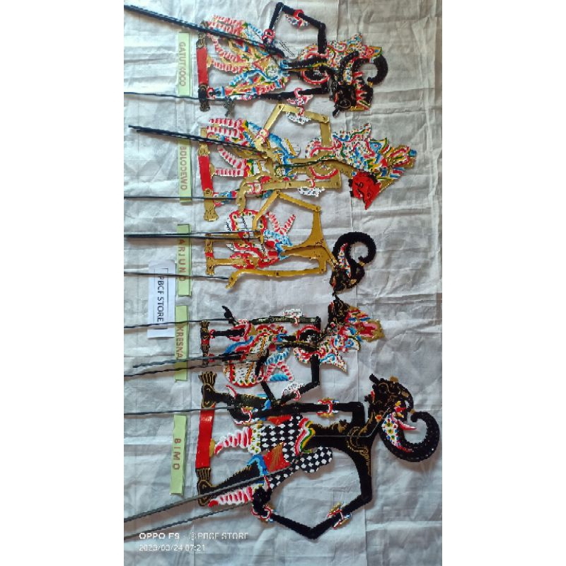 Jual Wayang Paket 5 Bimo Kresno Bolodewo Gatutkaca Arjuna | Shopee ...