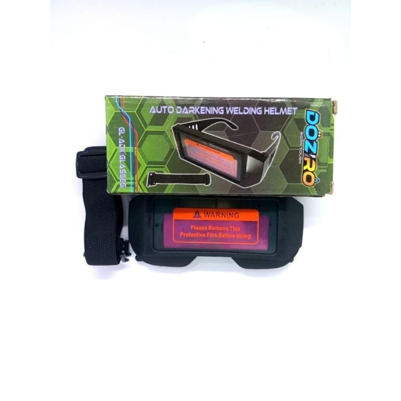 Jual Kacamata Las Otomatis Auto Dark Welding Glass Safety Auto Darkness ...