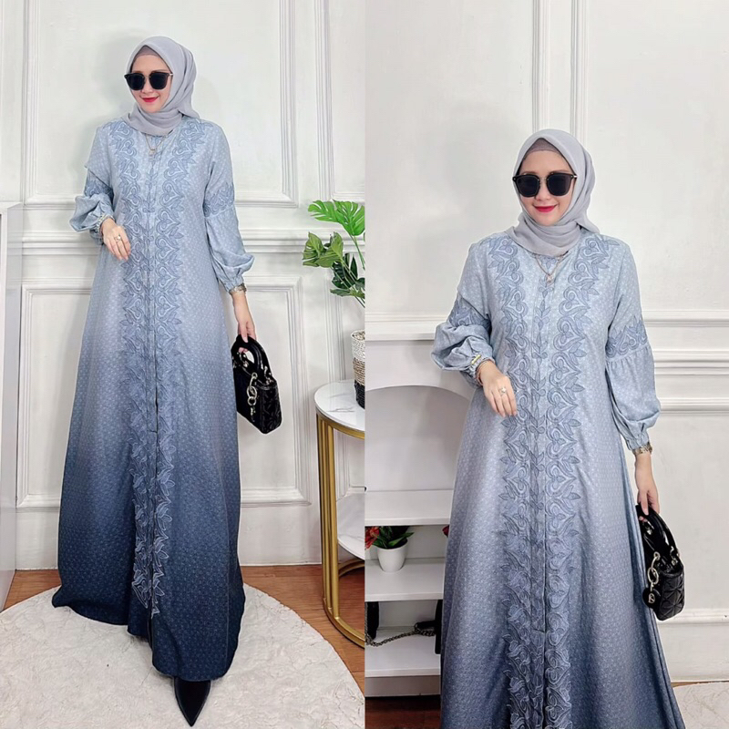Jual Vania dress Ready Abu | Shopee Indonesia