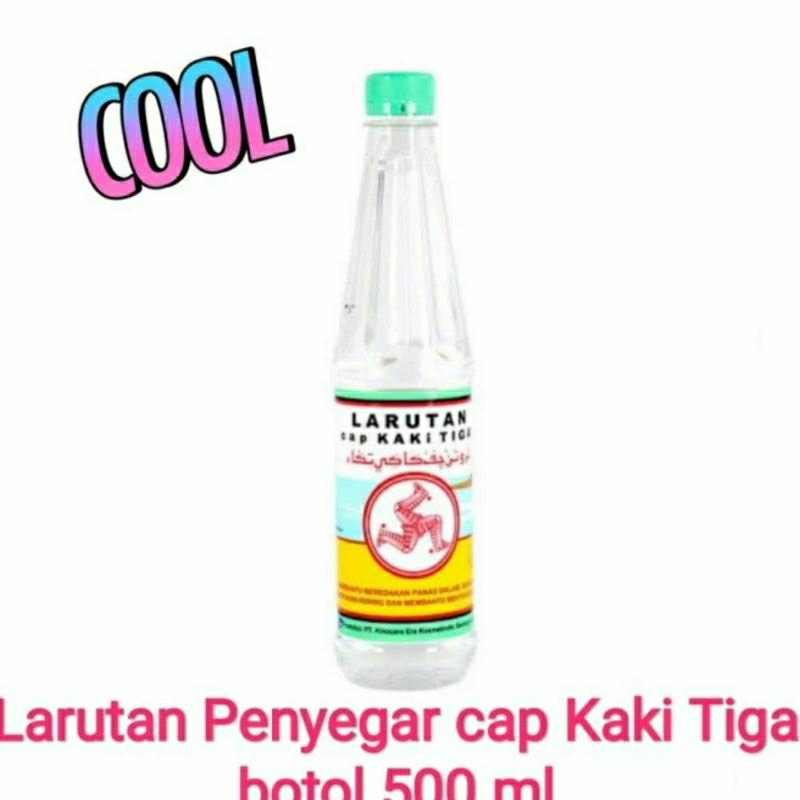 Jual larutan penyegar cap kaki tiga botol 500 ml | Shopee Indonesia