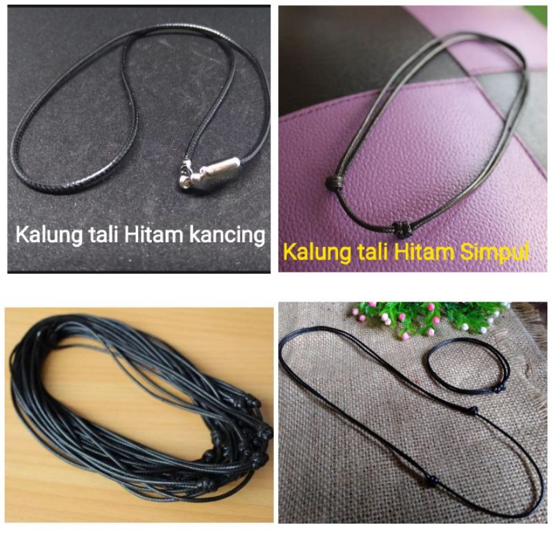 Jual Kalung tali hitam 1.5mm | Shopee Indonesia