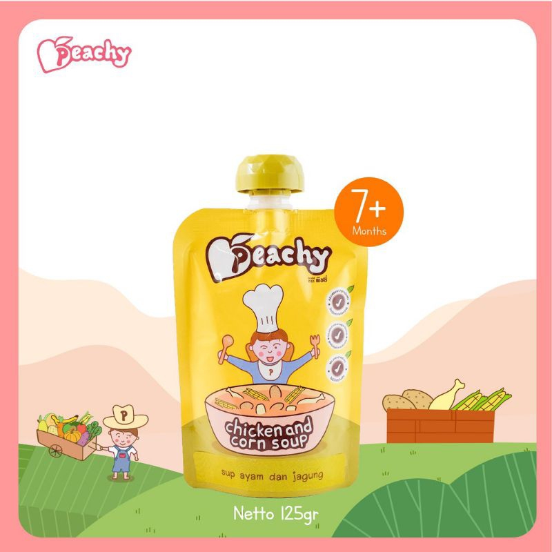 Jual Peachy Puree & Smoothie - Bubur Pure Sereal Bayi | Shopee Indonesia