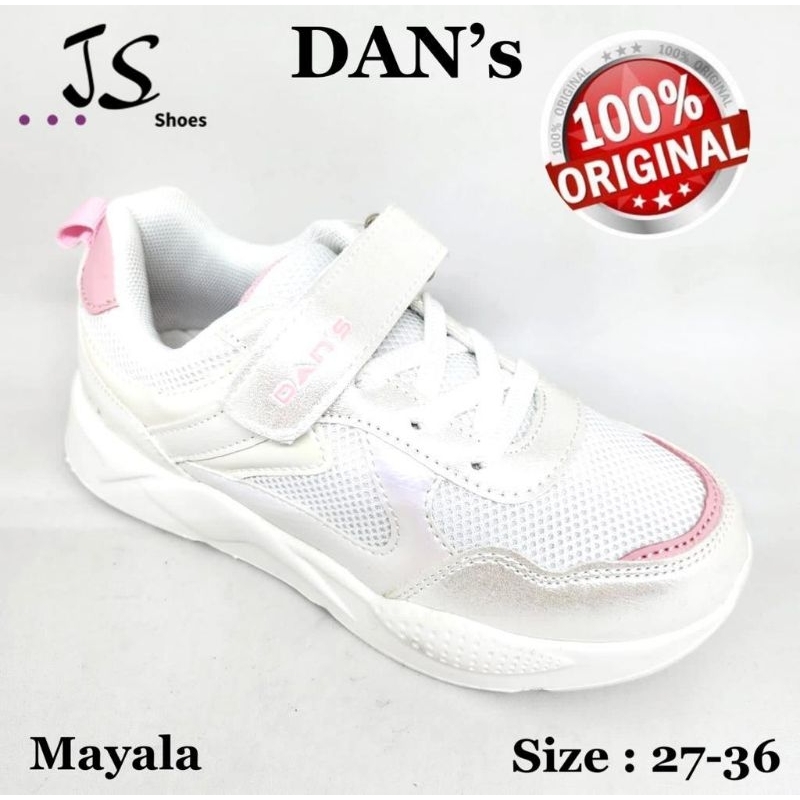 Jual DANS MAYALA - SEPATU SNEAKERS SEPATU SEKOLAH ANAK CEWEK MERK DANS ...
