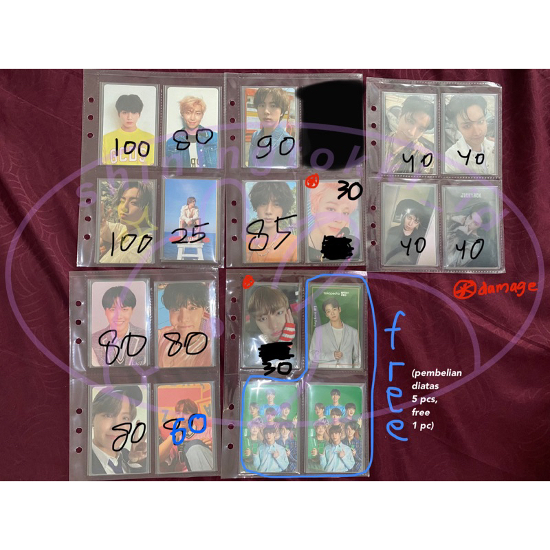 Jual BTS RM JIN SUGA JHOPE JIMIN V JUNGKOOK BE LY HER ANSWER MOTS 7 ...