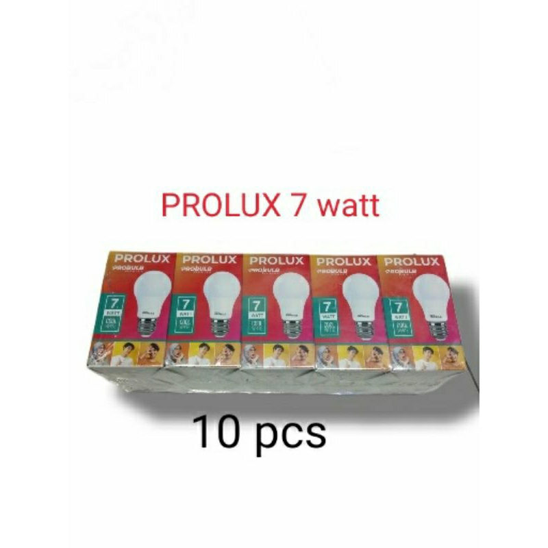 Jual 10 pcs Lampu led prolux 7 watt w garansi 1 tahun terang hemat ...