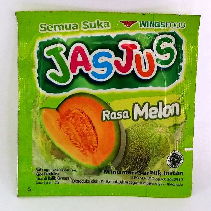Jual Jasjus Minuman Instant Serbuk Rasa Melon Per Pcs | Shopee Indonesia