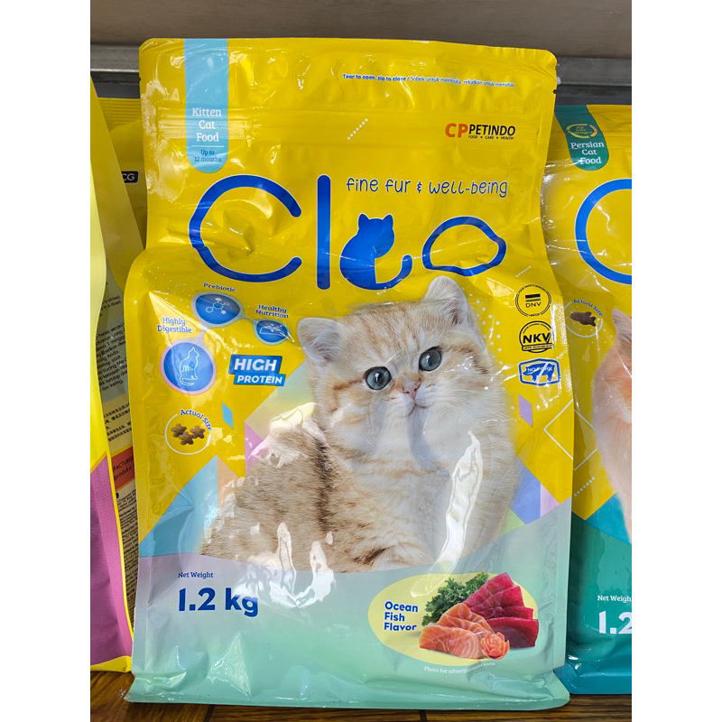Jual Cleo Ocean Fish Kitten Food 1,2 kg | Shopee Indonesia