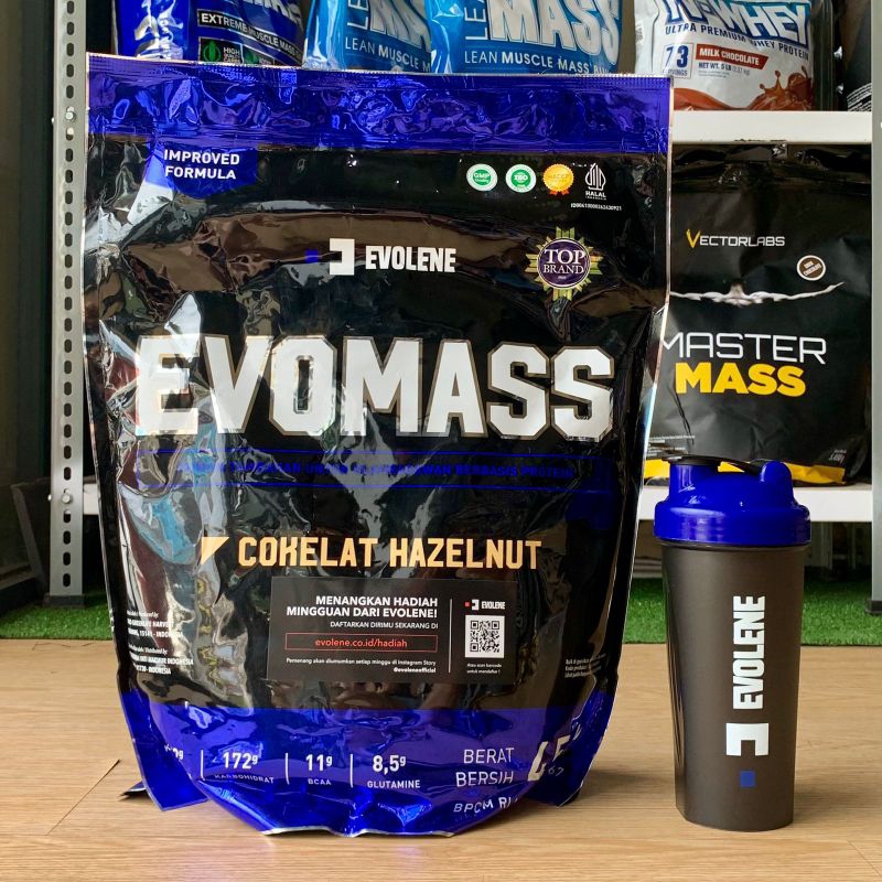 Jual Evolene Evo Mass Gainer 4500 gram EvoMass 4,5 kg 4.5 kilo 10 lb ...