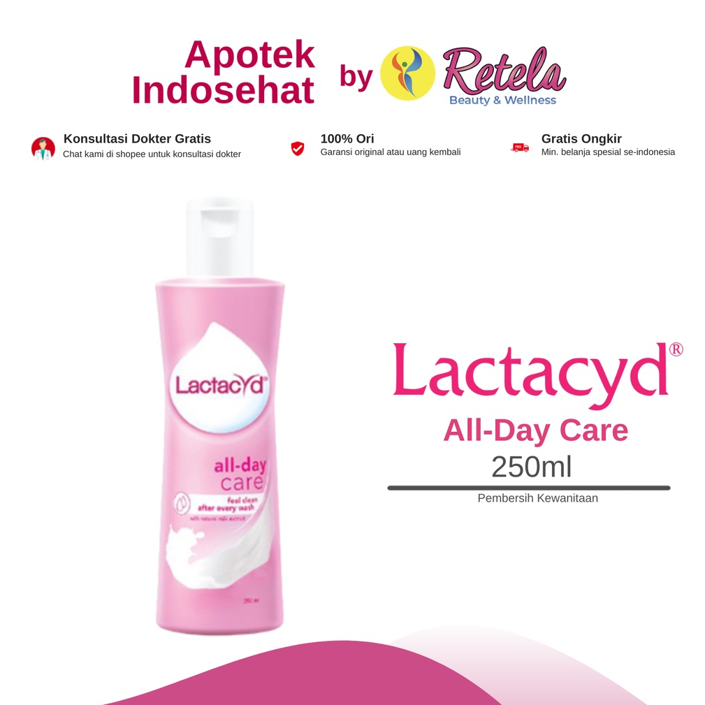 Jual LACTACYD ALL DAY CARE 250ML | Shopee Indonesia