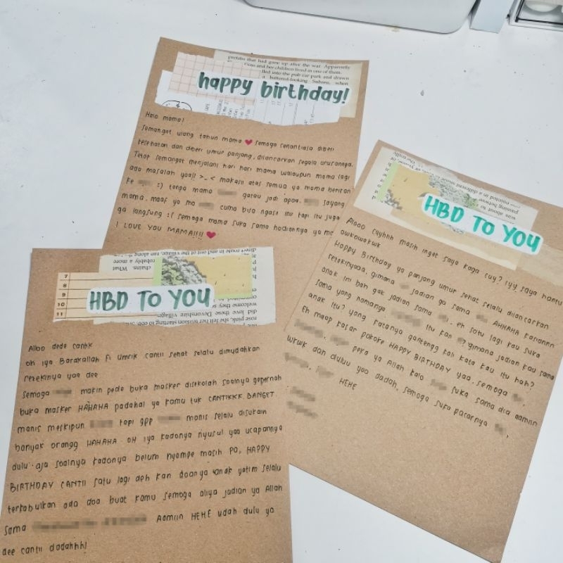 Jual Greeting Card / Kartu Ucapan Happy Birthday / Happy Graduation ...