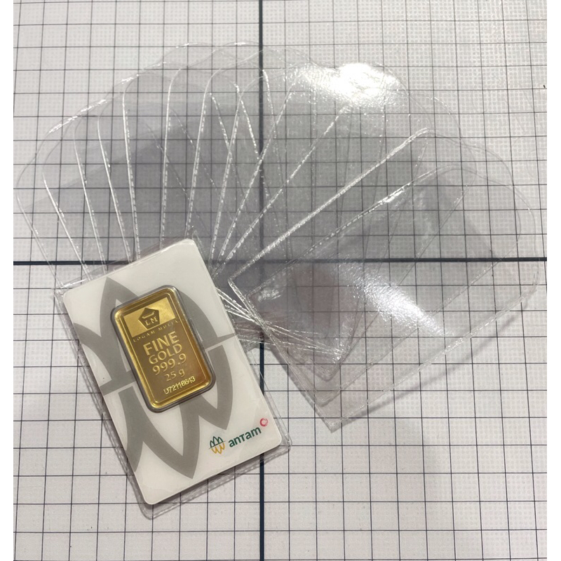 Jual Plastik Pelindung Logam Mulia Emas LM Kartu KTP Card | Shopee ...