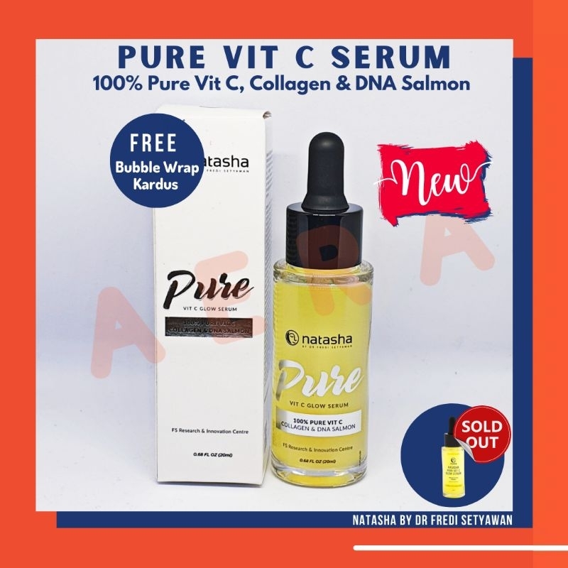 Jual NATASHA SERUM VIT C / DNA SALMON / COLLAGEN / GLOWING SERUM/SERUM ...