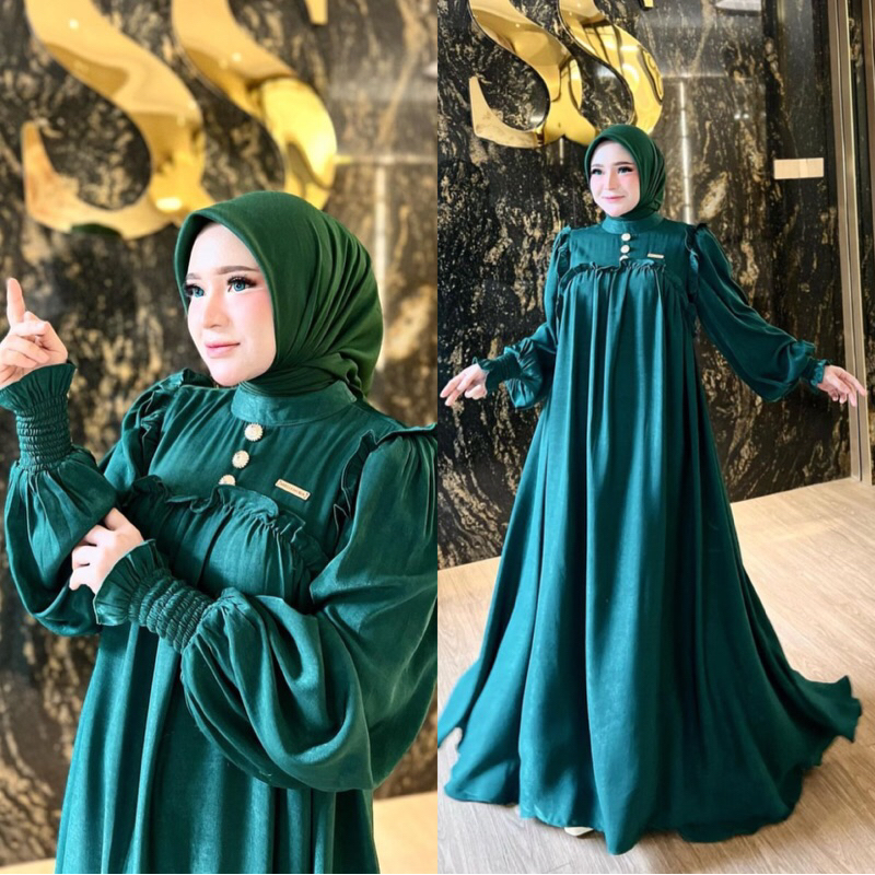 Jual DRESS SIMPEL MEWAH NEW EDITION BY SHELLASAUKIA ORIGINAL | Shopee ...
