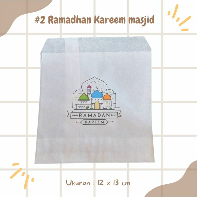 Jual (BISA CUSTOM) AMPLOP PACKAGING OLSHOP EDISI RAMADHAN DAN LEBARAN HARI RAYA 12x13 AESTHETIC ...