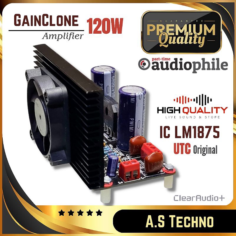 Jual Amplifier Gainclone Stereo LM1875 HIFI Quality 120W | Shopee Indonesia