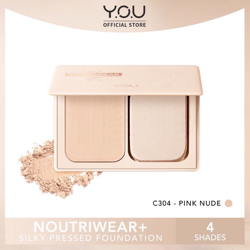 Jual YOU Noutriwear +Silky Pressed Foundation / Velvet Liquid ...