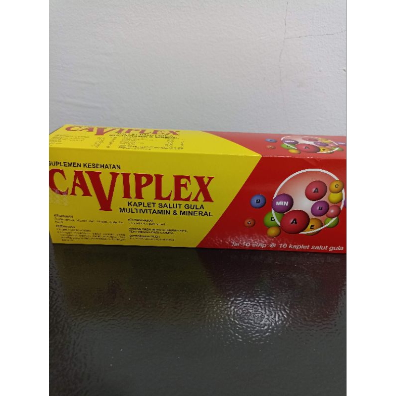 Jual Caviplex Multivitamin Kaplet (1 Strip isi 10 kaplet) | Shopee ...