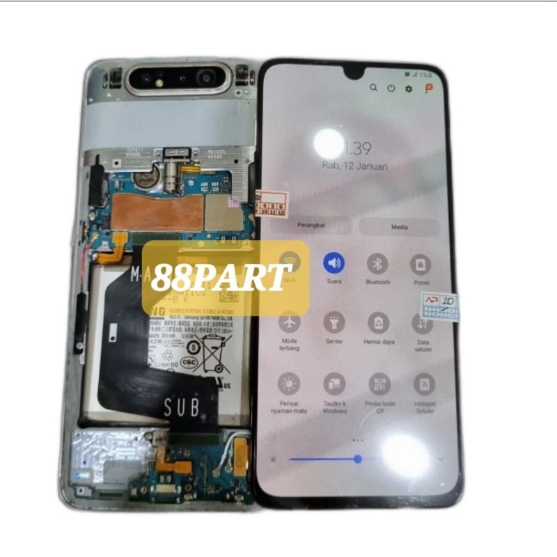 Jual LCD SAMSUNG A80 A805F ORI OLED PONI | Shopee Indonesia