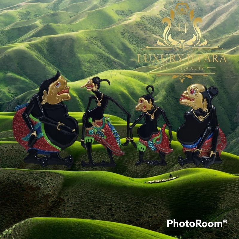 Jual wayang kayu punokawan/semar/petruk/gareng/bagong | Shopee Indonesia