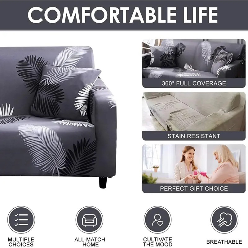 Jual [Original] COVER SOFA ELASTIS Sarung Sofa 1 2 3 4 Seater Sarung ...