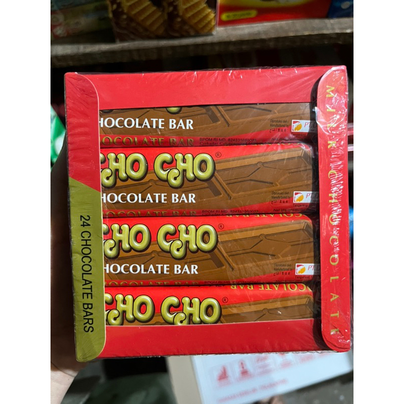 Jual Cho cho Chocolate Bar 1 Box isi 24 Pcs | Shopee Indonesia
