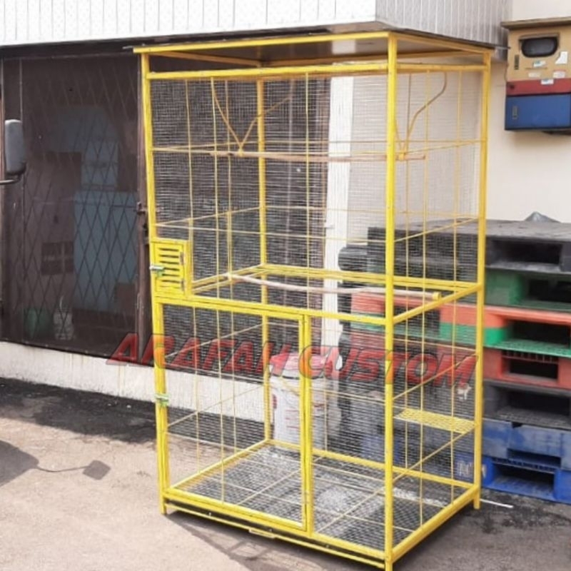 Jual Sangkar Kandang Burung Ternak Umbaran Koloni Aviary Besi Jumbo ...