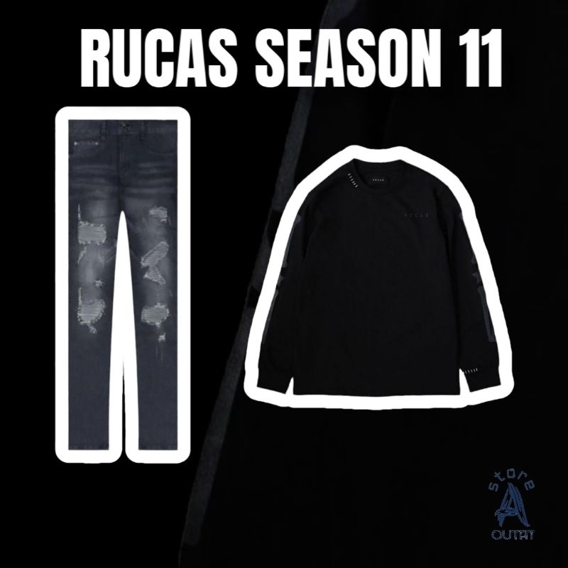 Jual RUCAS SEASON 11 HAND STITCH BONES LONG SLEEVE/GREY CAVIAR LEATHER ...
