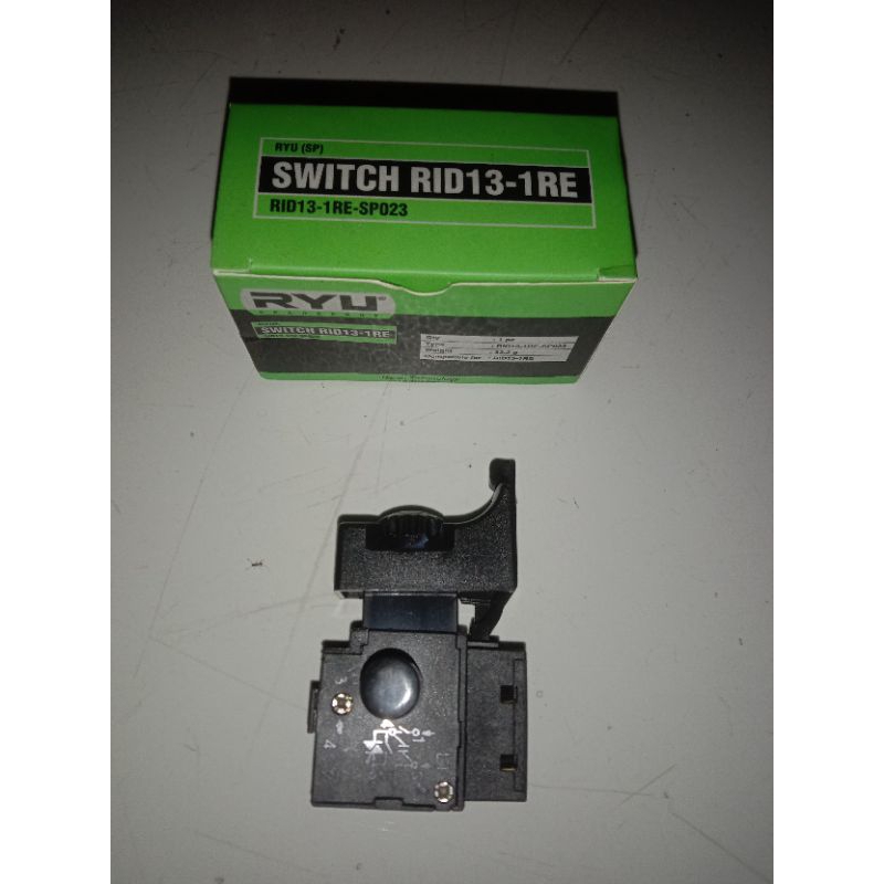 Jual switch saklar RYU RID 13-1RE/switch saklar bor RYU 13mm | Shopee Indonesia