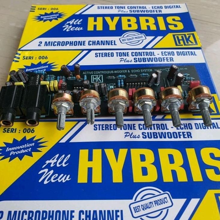 Jual TONE CONTROL STEREO HYBRIS HK-006 ADA ECHO DIGITAL DAN SUBWOOFER ...