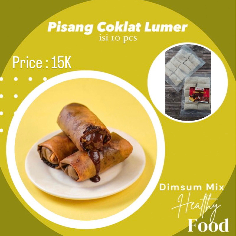 Jual Piscok milo/ pisang coklat isi 10 / frozen food | Shopee Indonesia